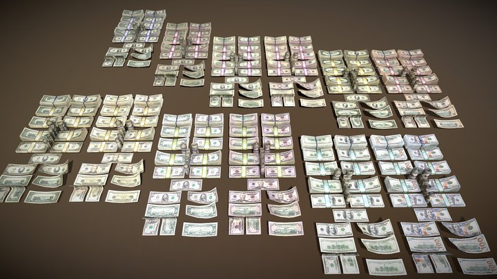 Bankroll 3D models - Sketchfab