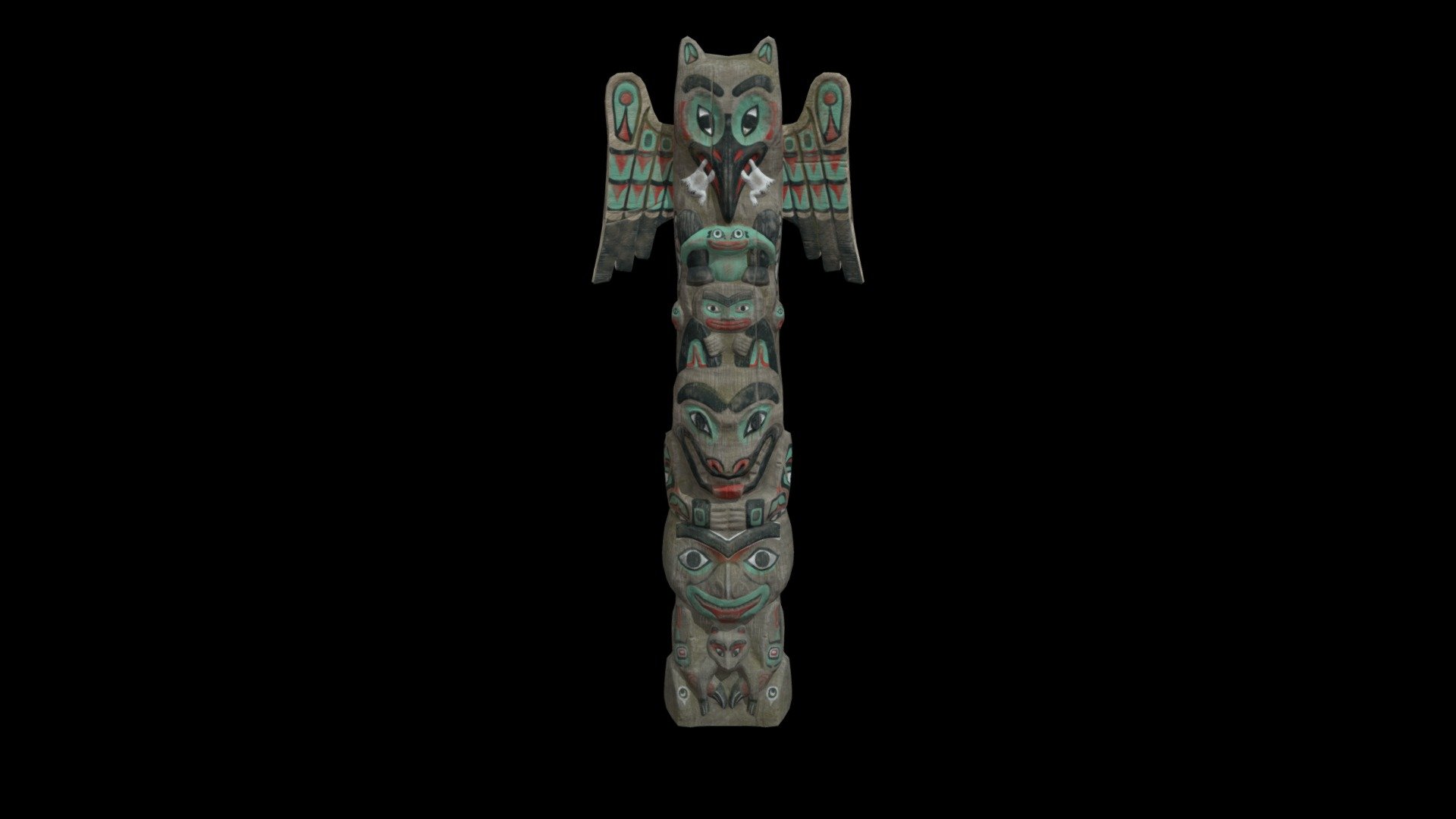 Totem - 3D model by darmstd2 [0814a41] - Sketchfab
