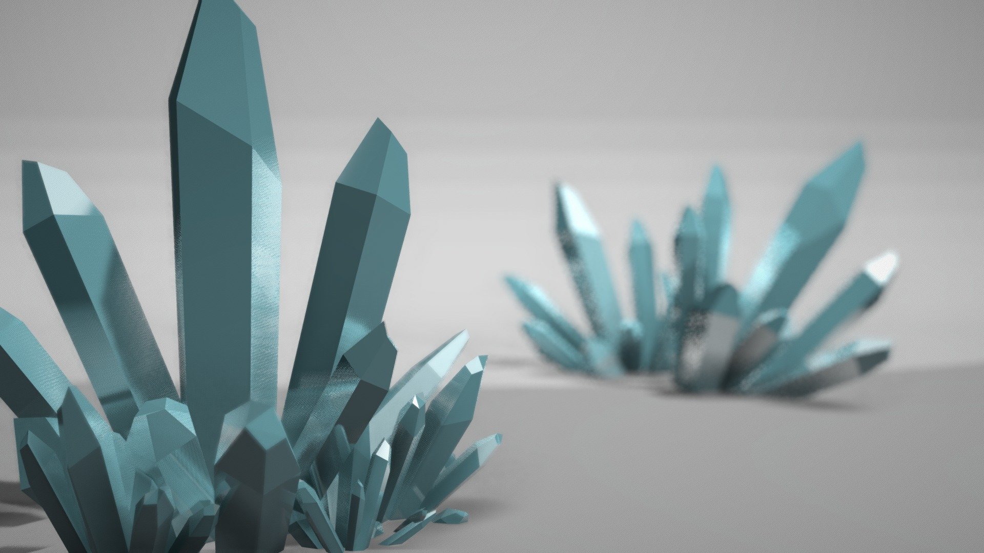 Crystals - 3D model by FabianoSilva [0814d94] - Sketchfab