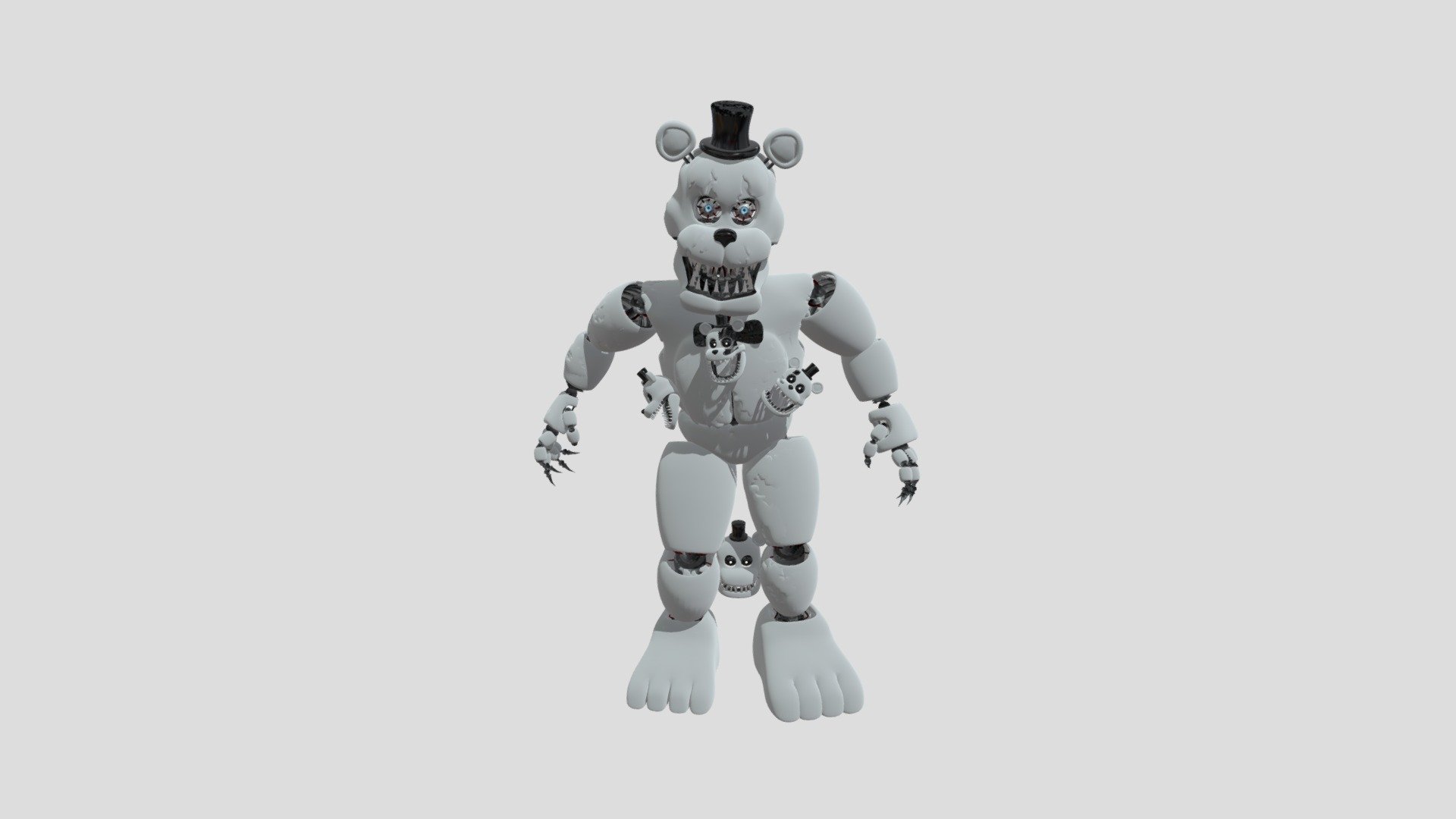 (Weee Z Mat Port) Torres Nightmare Freddy - Download Free 3D model by ...