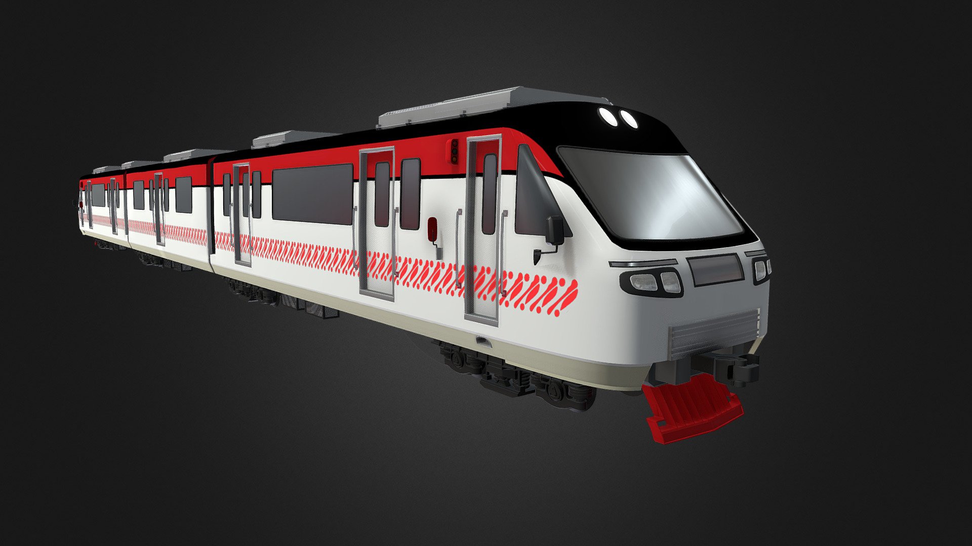 Rail Bus - 3D model by sulthon_228 [0817916] - Sketchfab