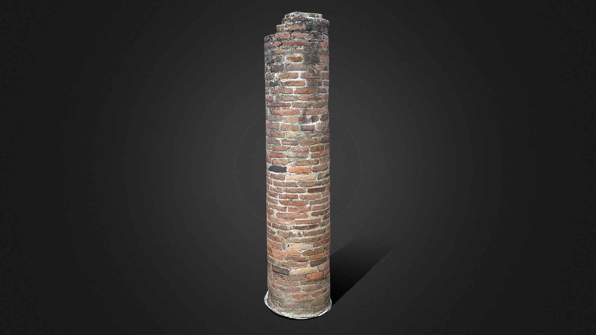 Roman brick column - Download Free 3D model by chabychab [0817b70 ...