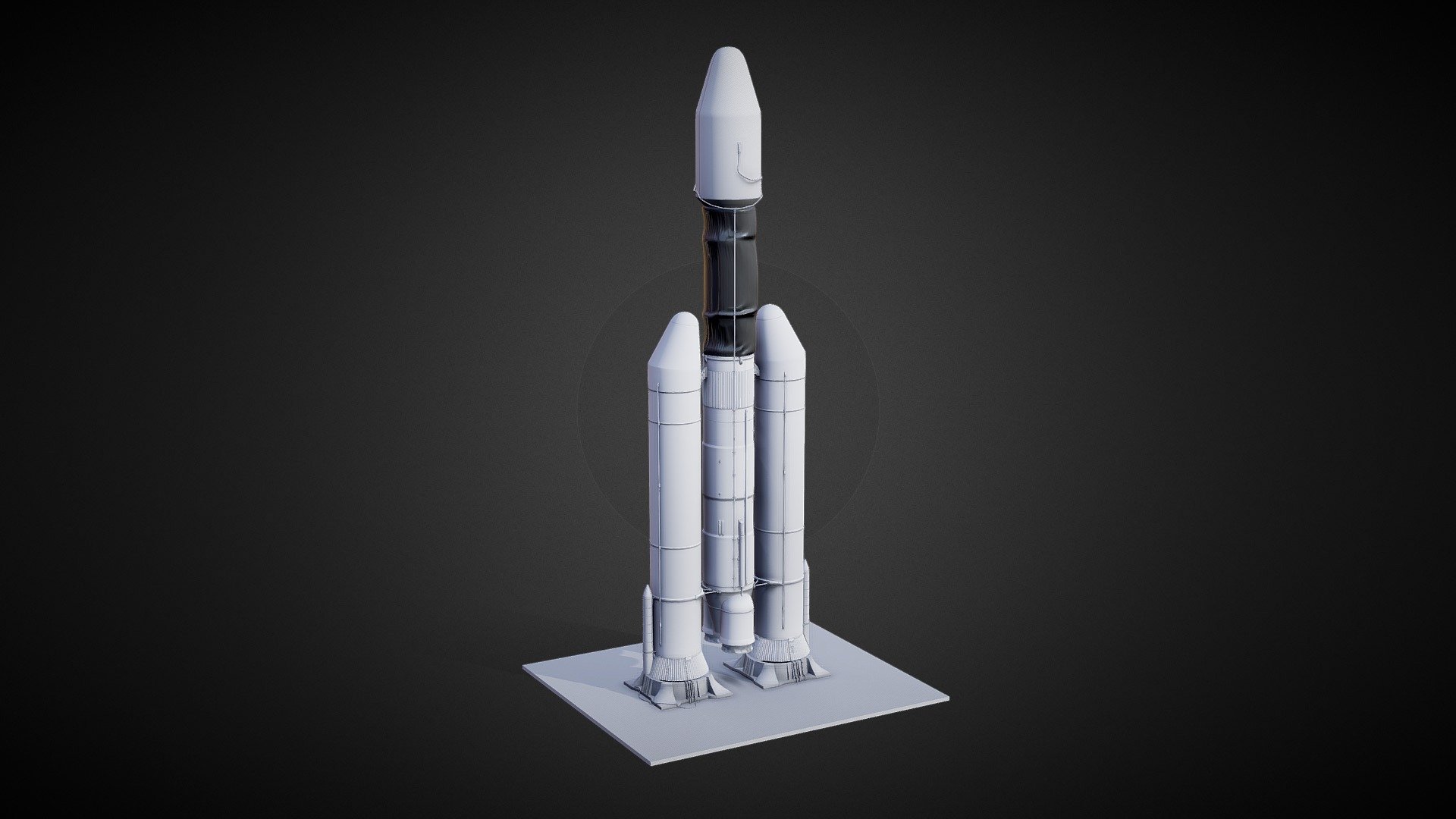 Rocket Unpainted - 3D model by Nikoleta.Zhecheva [0817fd2] - Sketchfab