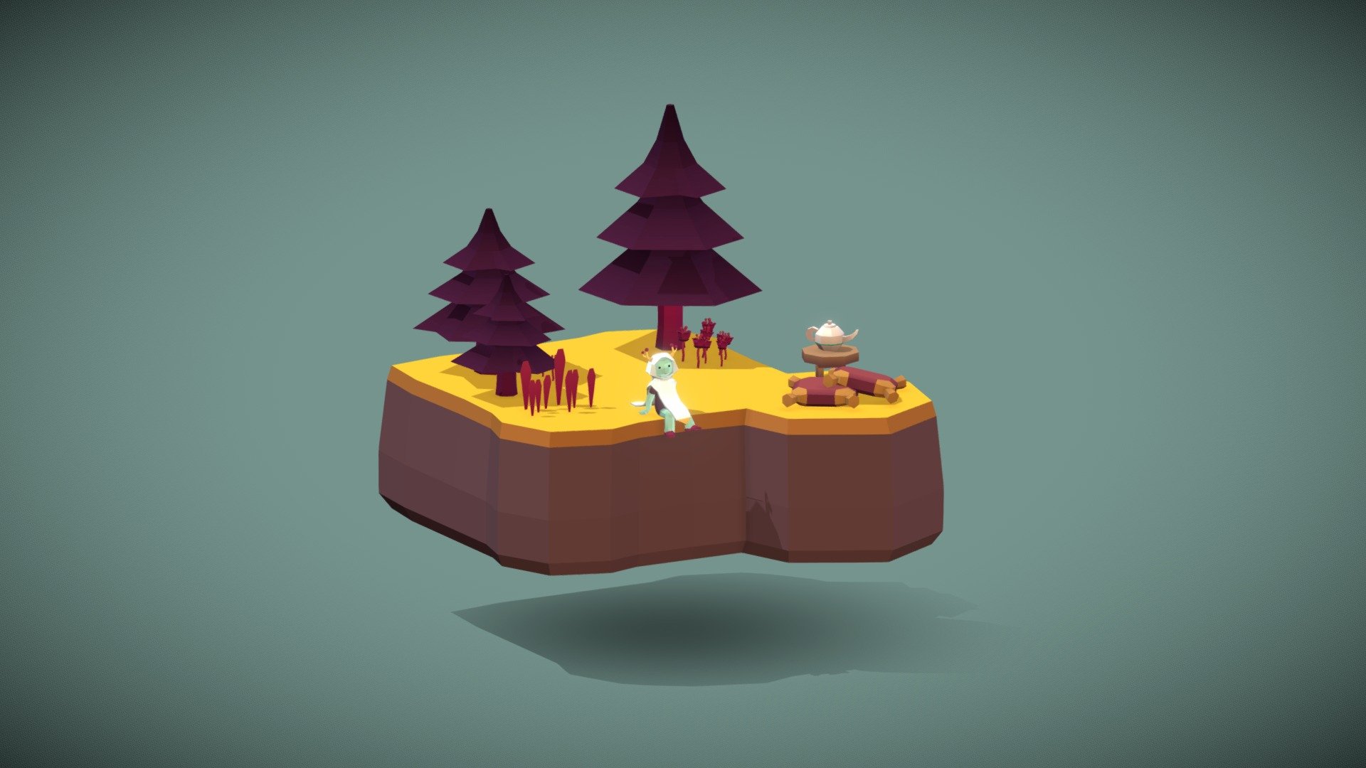 Tiny Island - 3D model by Ave (@AveAdore) [0818b00] - Sketchfab