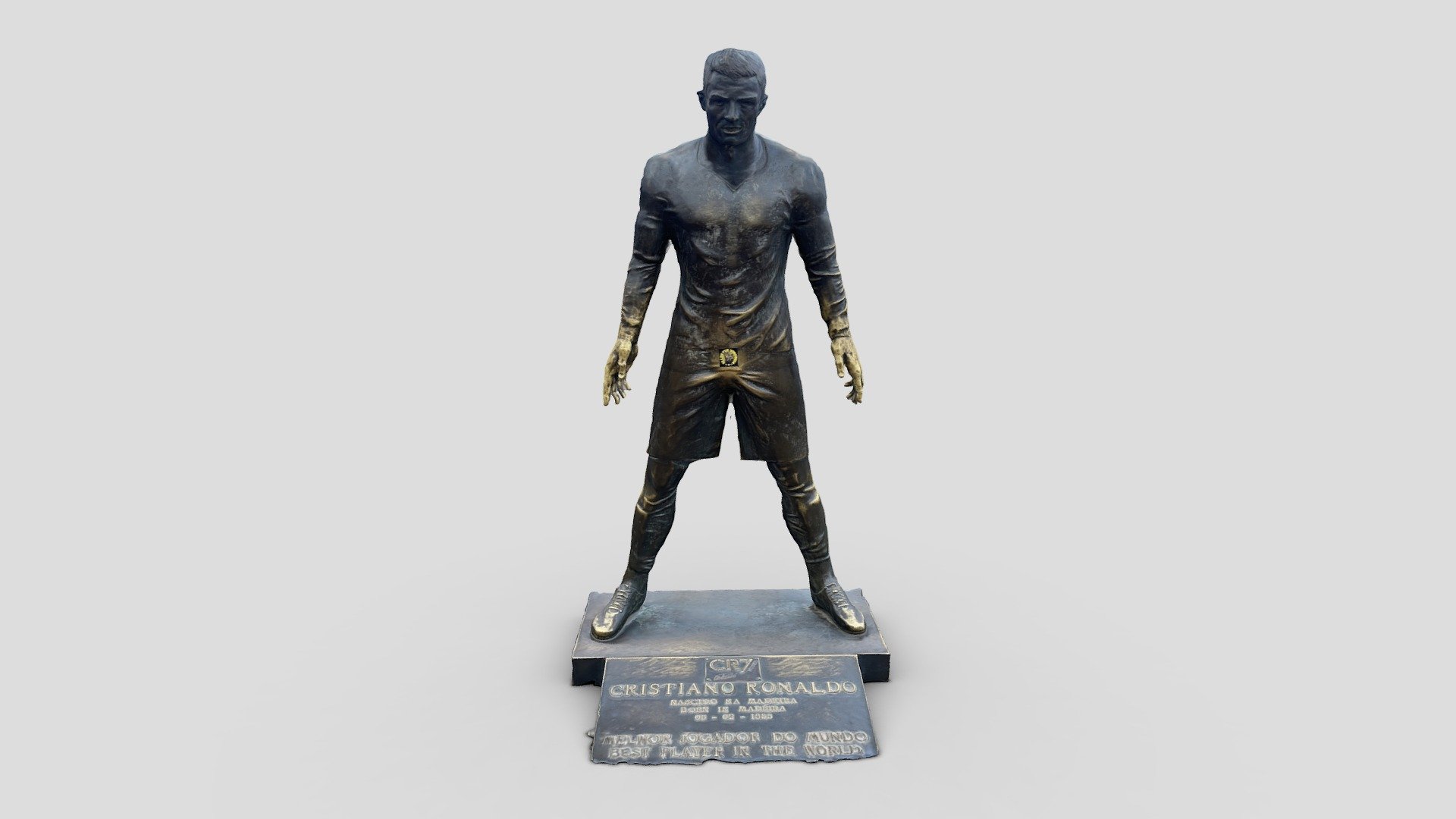 Cristiano Ronaldo statue - 3D model by alban [0818ba5] - Sketchfab
