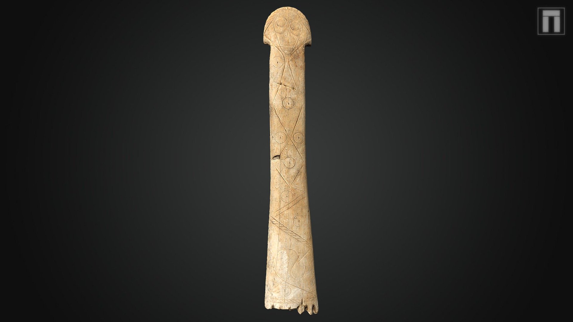 Iron Age weaving comb, Harwell, Oxon - 3D model by Wessex Archaeology ...