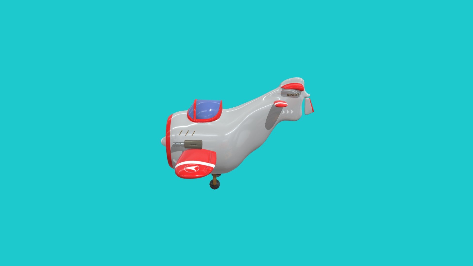Stylized Fighter Plane - Download Free 3D model by Kevin@J2_Games ...