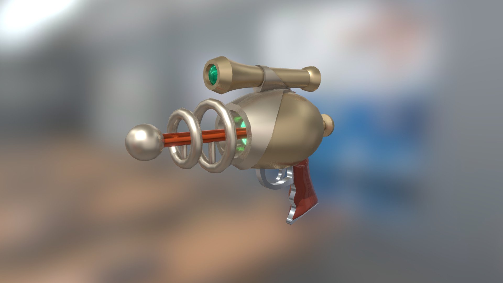 Raygun - 3D model by PaziPazi [081cad2] - Sketchfab