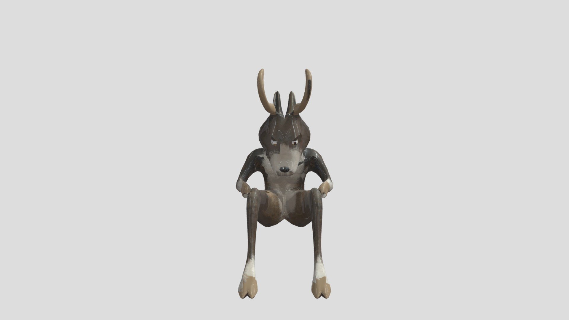 Depressed deer - Download Free 3D model by p0rtal112112 [081cedc ...