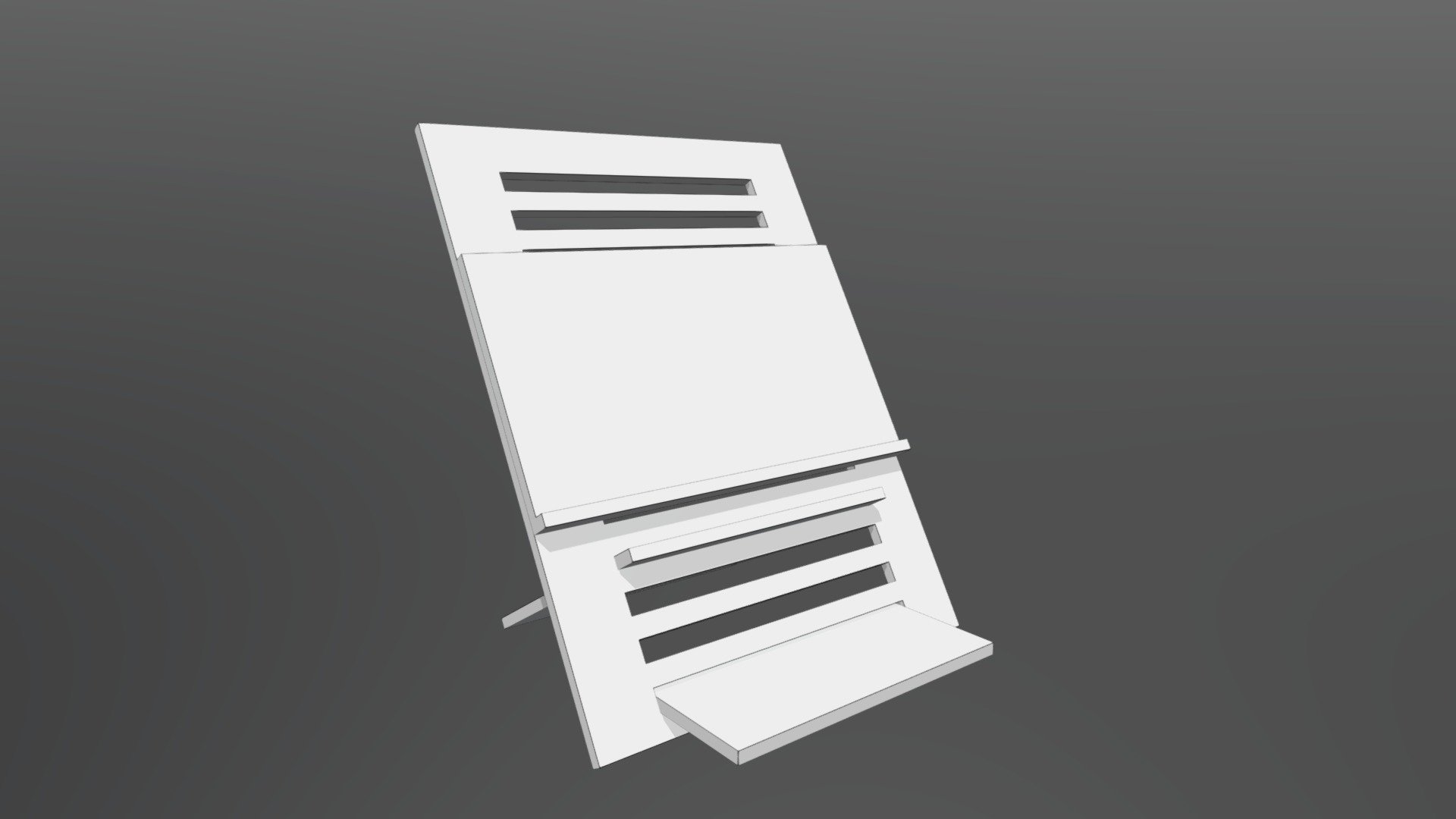 Table top stand A3+ Drawing board - 3D model by Cornell (@cornellsw1 ...
