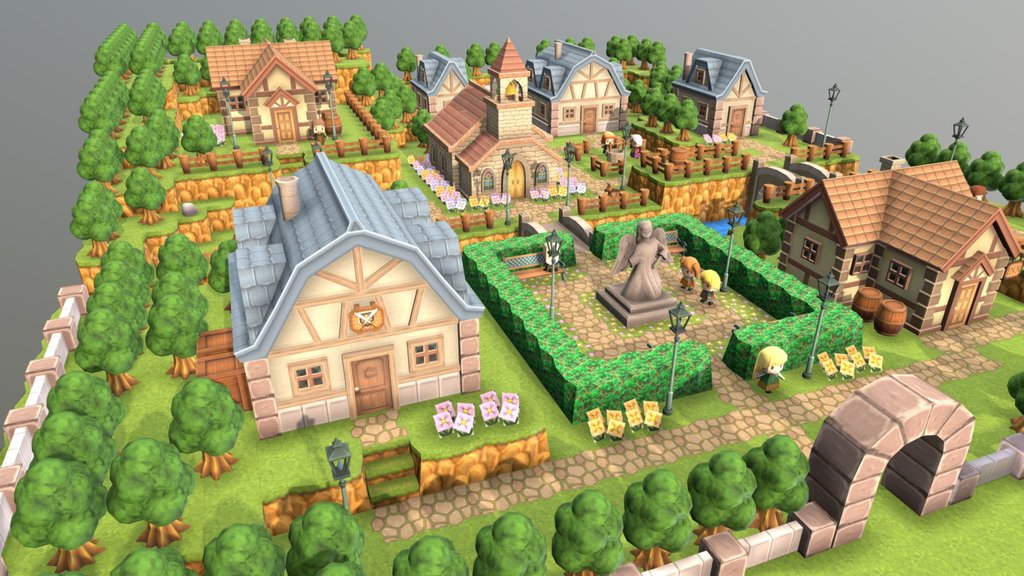 Little lands - A 3D model collection by Nuclear_shelter - Sketchfab