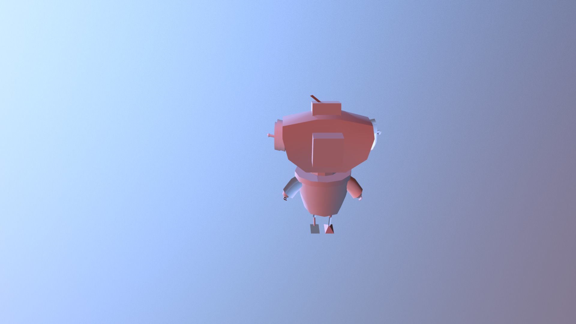 Cute Robot - 3D model by Taylor DeForrest (@TaylorDeForrest) [0820088 ...