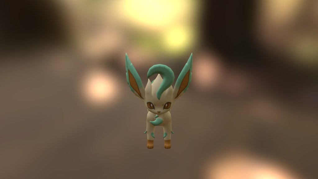 Leafeon - 3D model by Rashky [08201c8] - Sketchfab