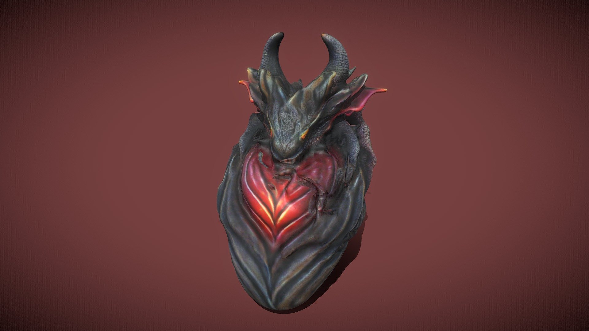 dragon heart - Download Free 3D model by sv1nks [08243ad] - Sketchfab