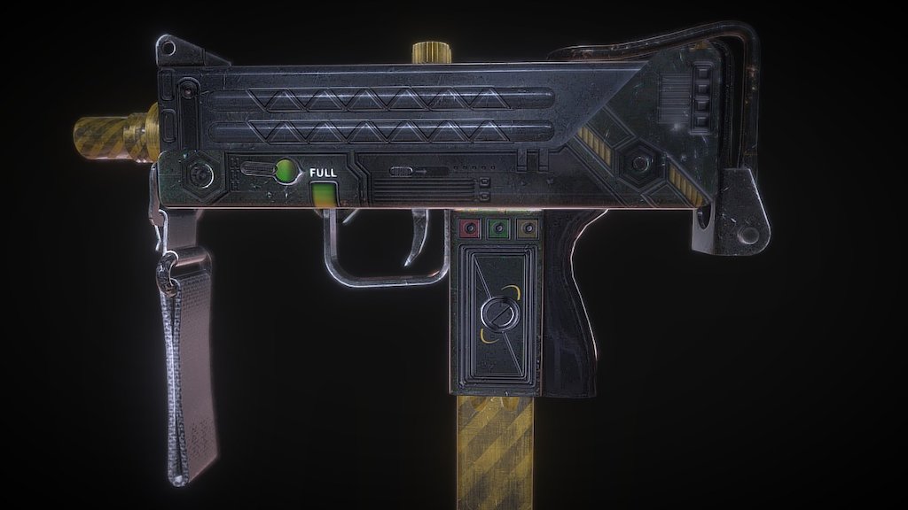 Mac-10 Haywire - 3D model by ArchwayJones (@nubbyboy1) [0824ac3 ...