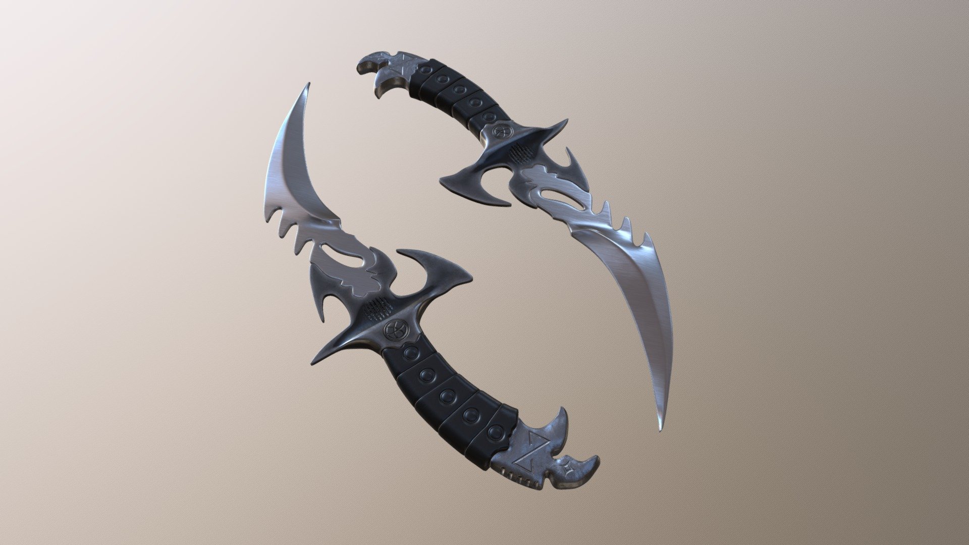 Fantasy Daggers (High Poly) - 3D model by Adrian Jones (@AdrianJones ...