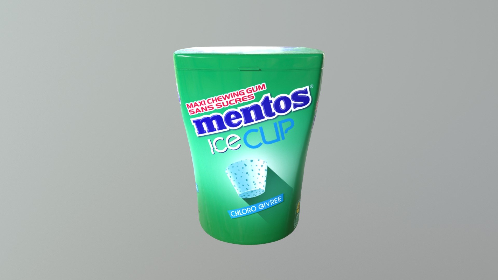 Mentos Ice Cup - 3D model by De Pedrini (@EliaManto) [0825b07] - Sketchfab