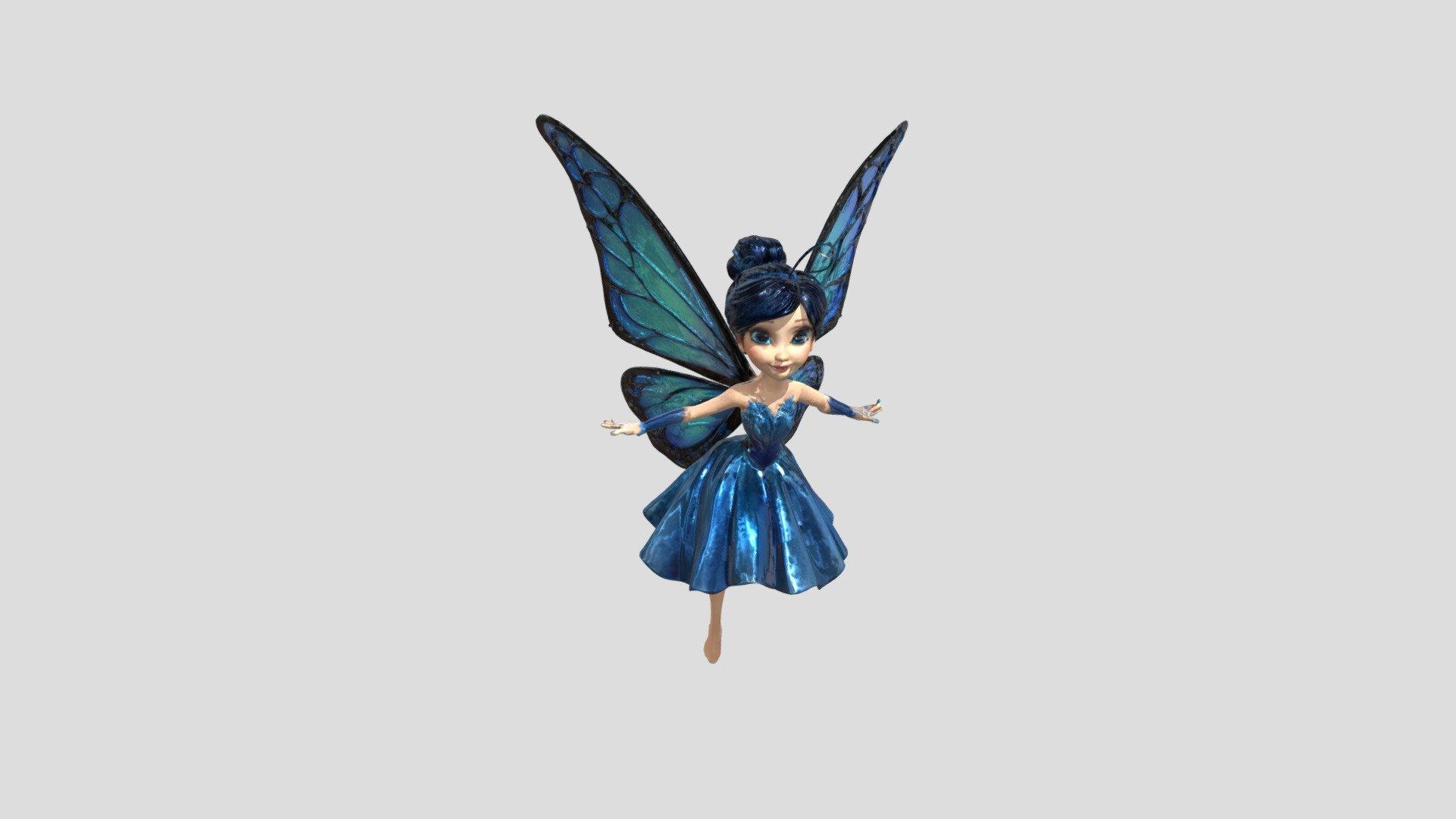 Blue Fairy Delight - Download Free 3D model by dulattv [0826fda ...