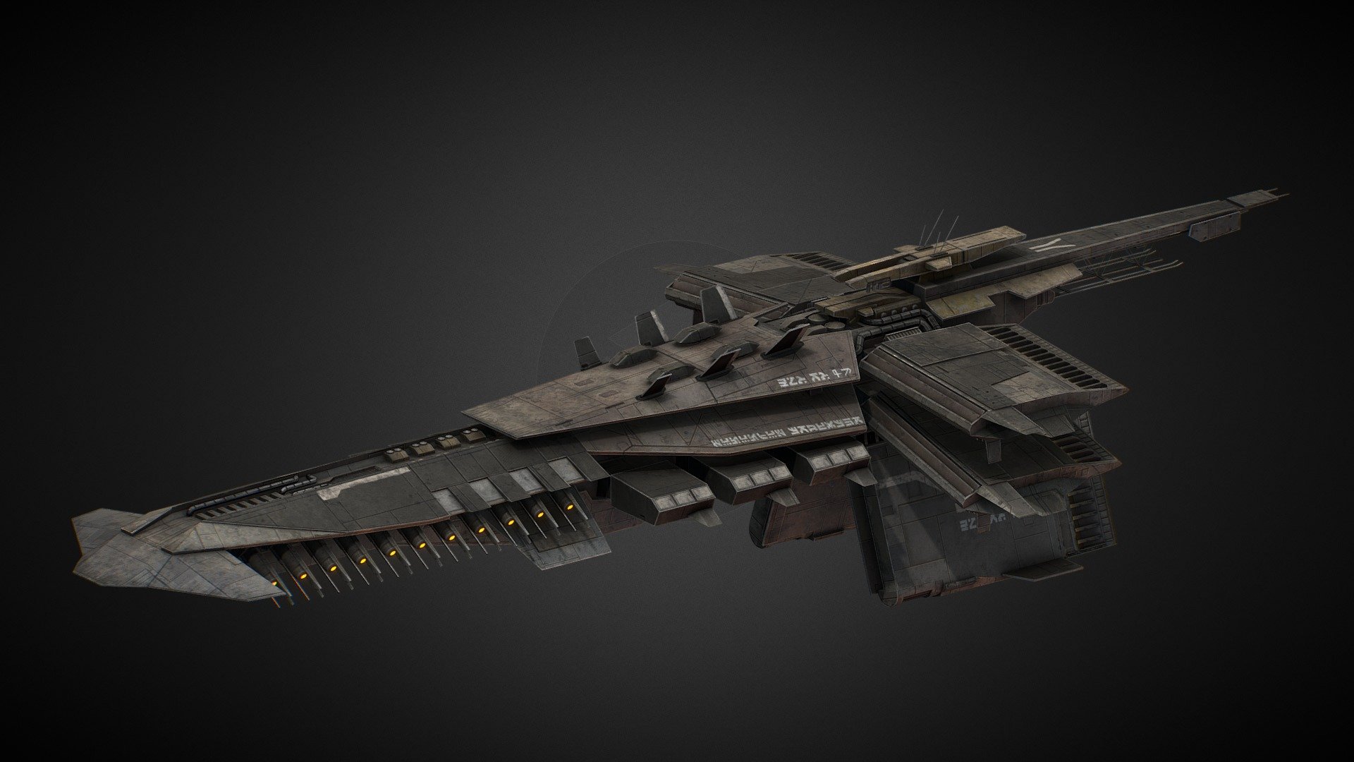 Helghast Assault Cruiser - Buy Royalty Free 3D model by Kharak [08276c5 ...