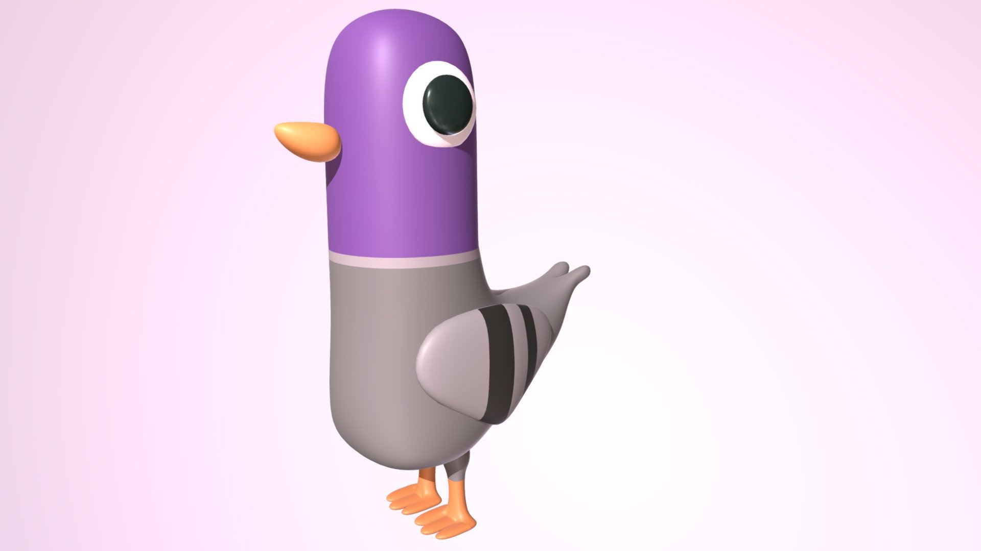 Stylized Pigeon - 3D model by aryanislam12 [082a54a] - Sketchfab