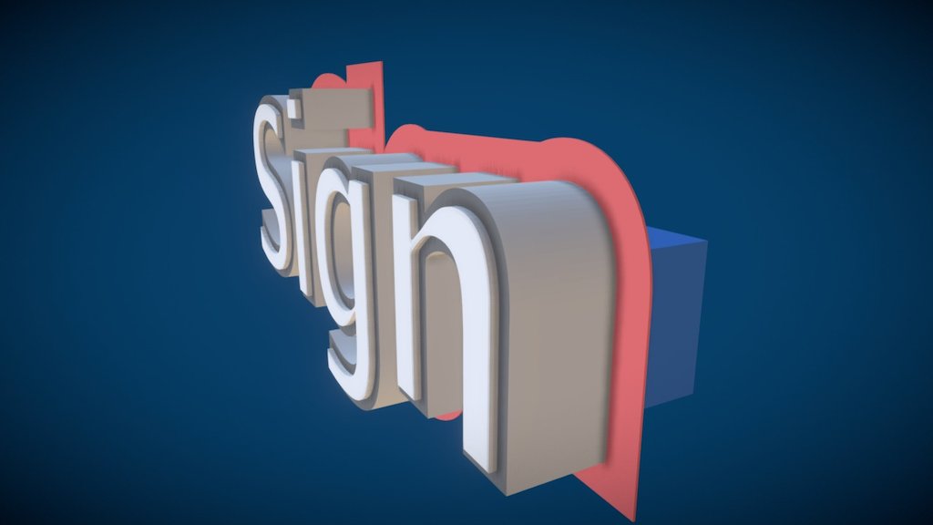 Dim Letter Push Thru Backpanel - 3D model by cscartdept [082a561 ...