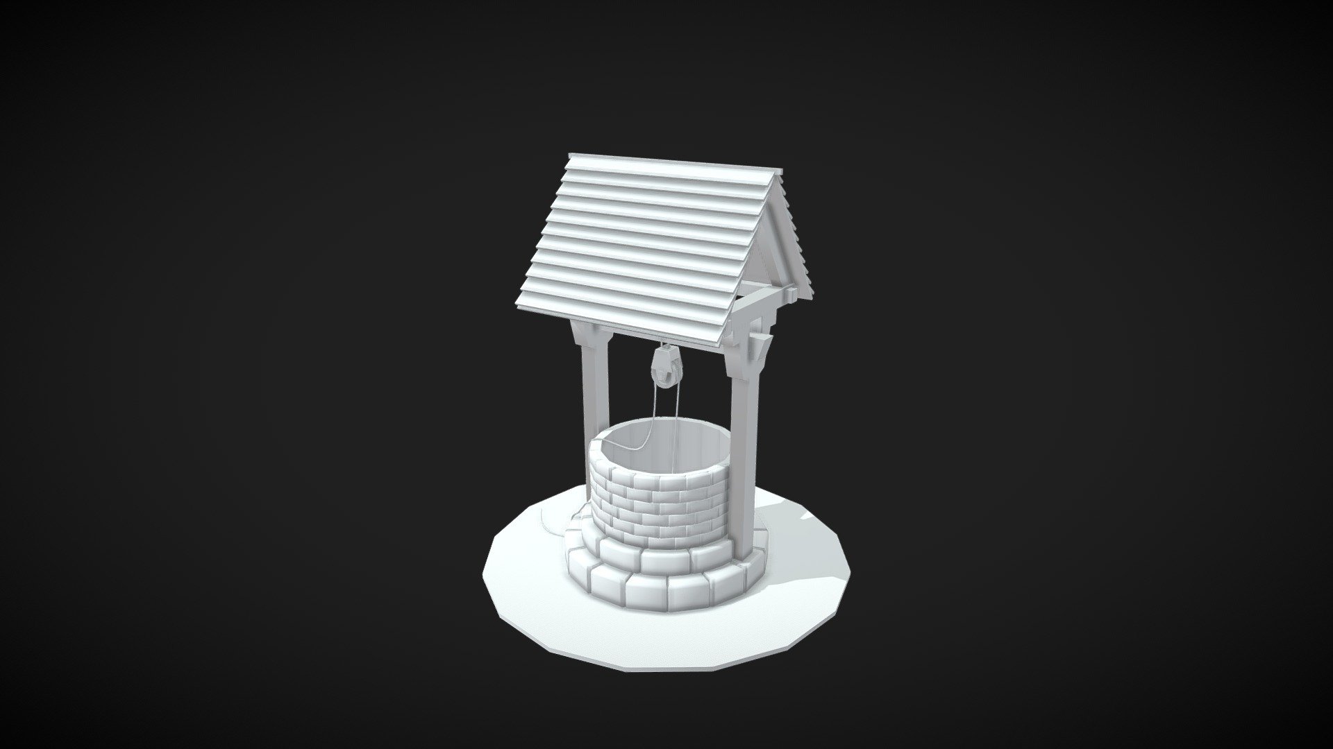 well - 3D model by szczurołap (@szczurolap) [082aae0] - Sketchfab