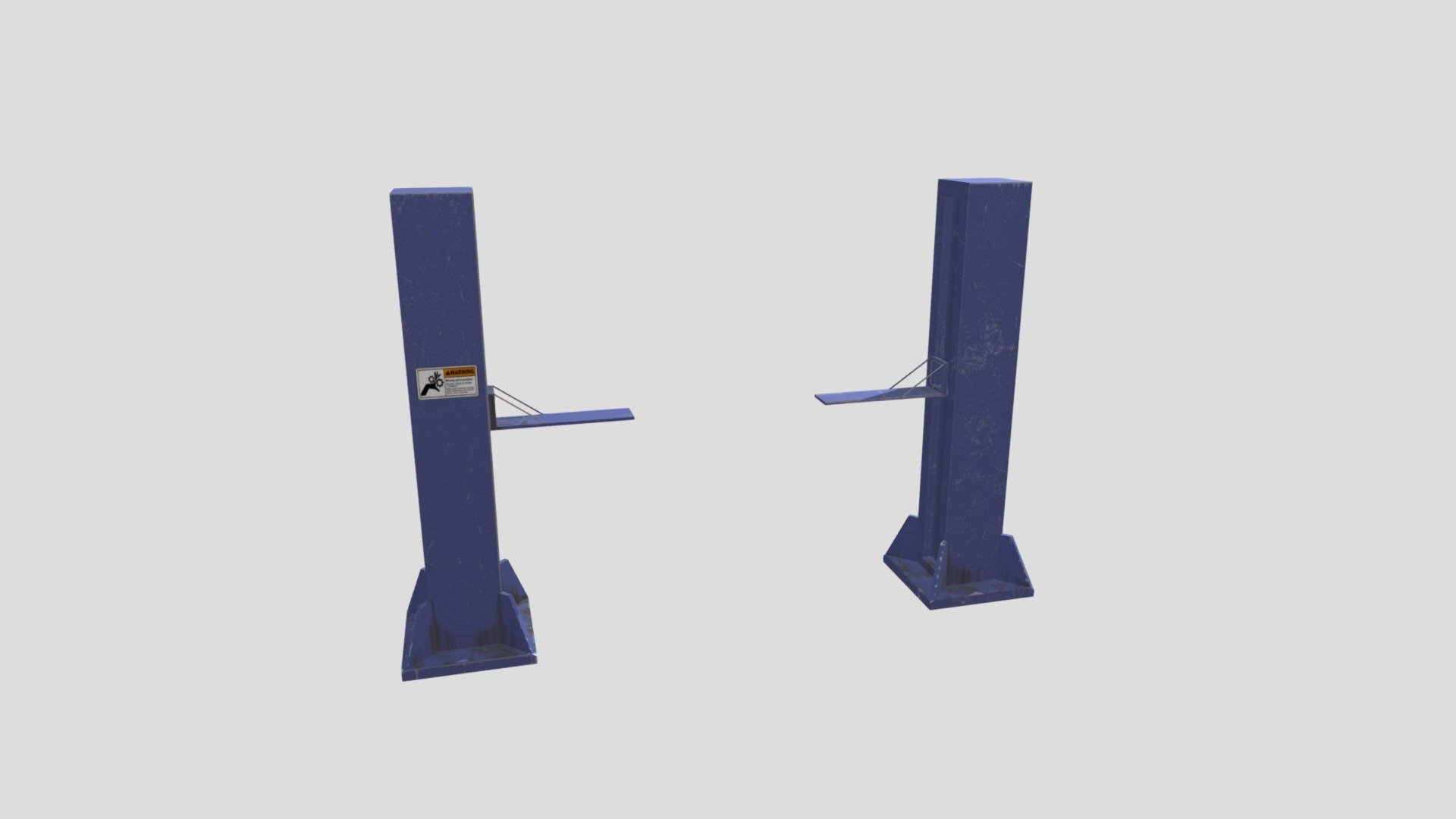 Car Lift - 3D model by SpudTatterson [082b01b] - Sketchfab