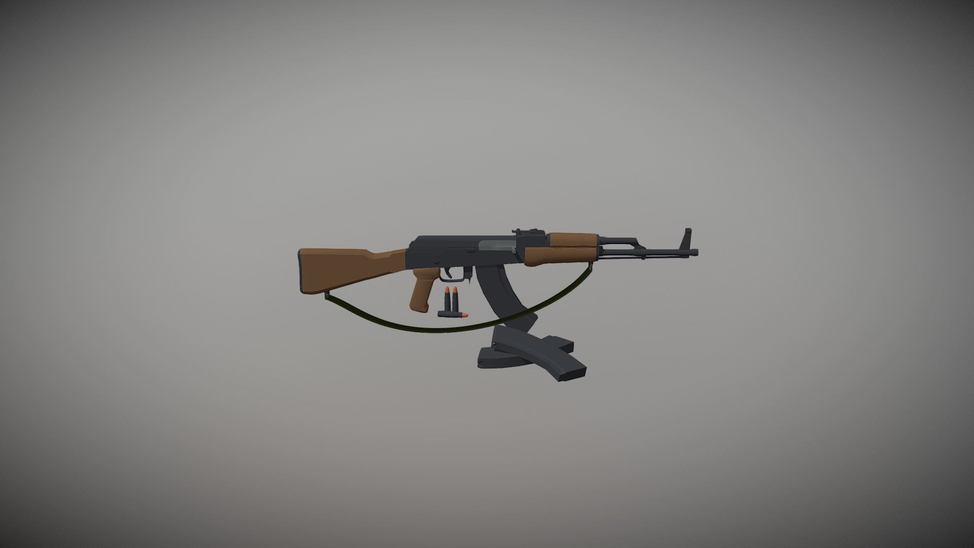 Smooth Simple AK47 - 3D model by larken [082ba6d] - Sketchfab