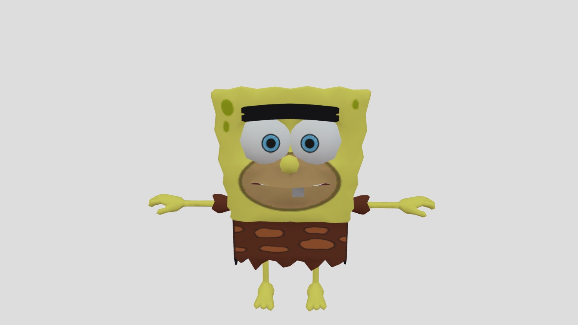 The SpongeBob Movie - SpongeBob Caveman - Download Free 3D model by SMF ...