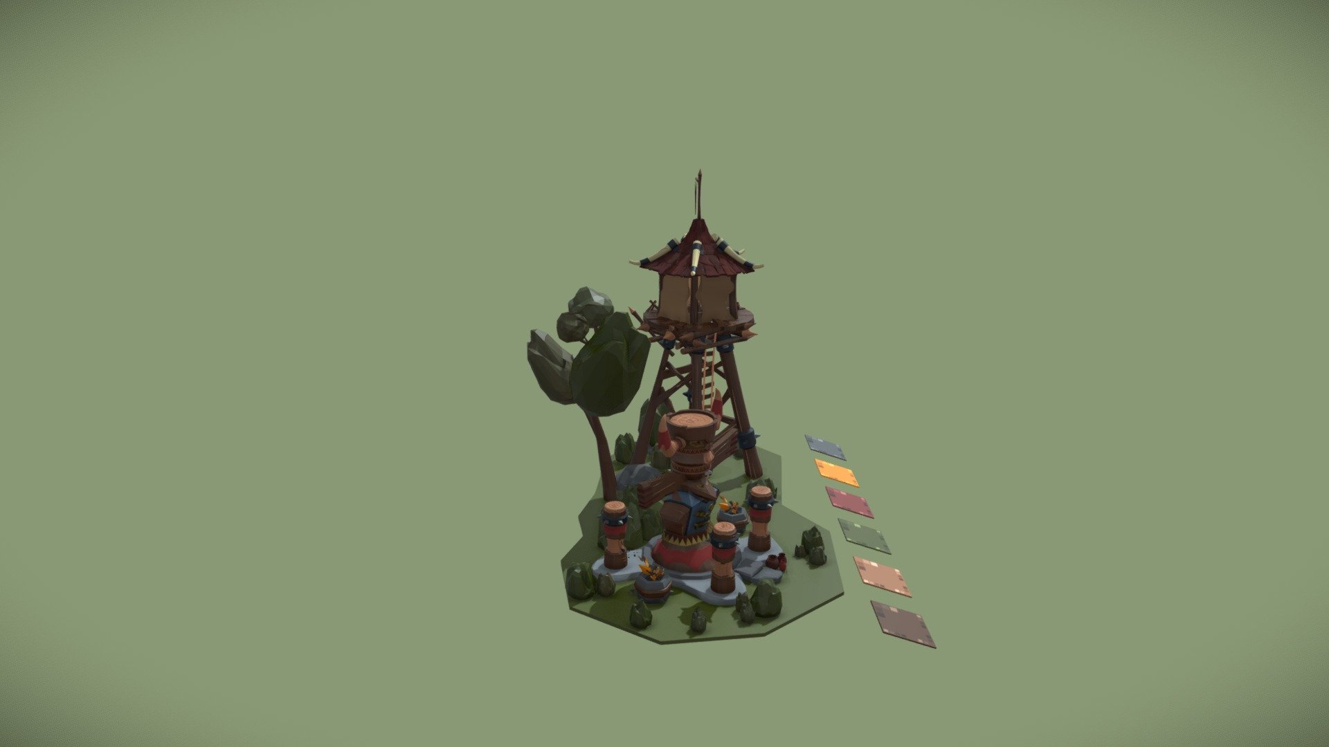 Secondary Forms Painting Download Free 3d Model By Leibniz1993