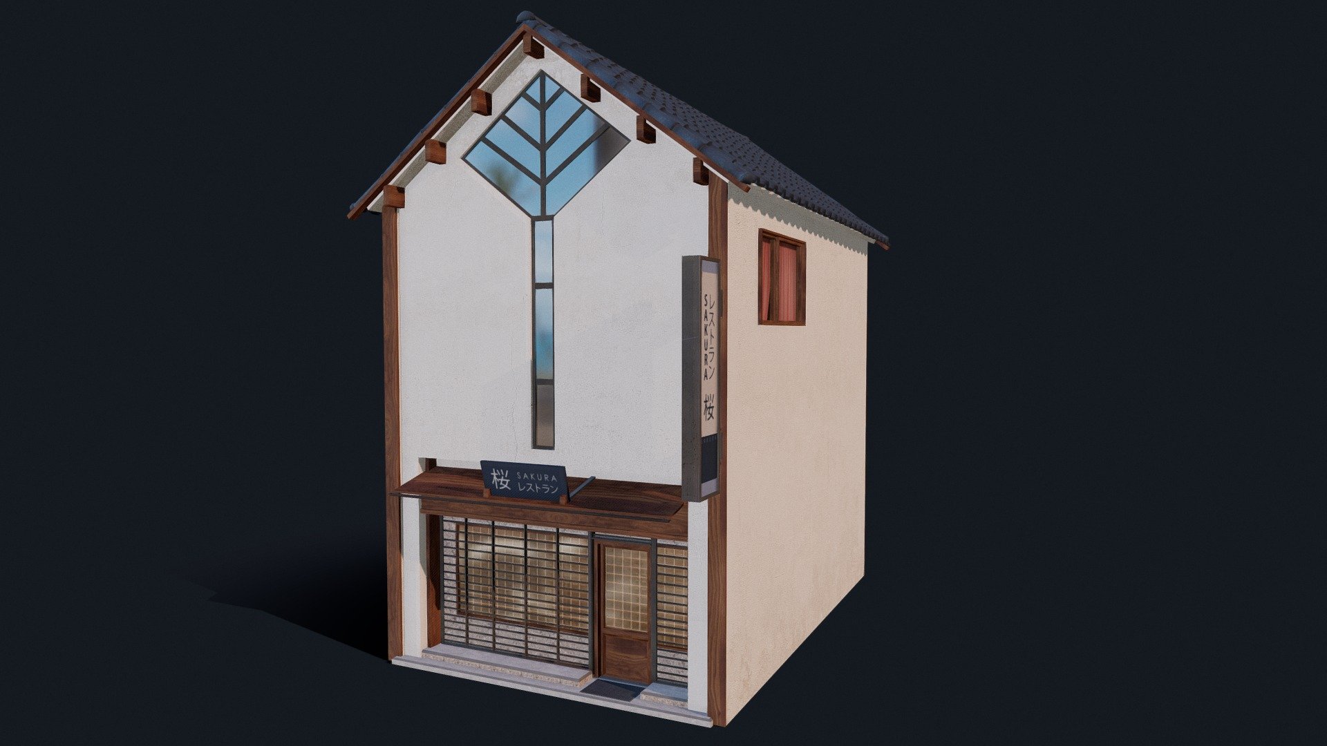Kyoto Sakura House - 3D model by Reberu Games (@ReberuGames) [082d6aa ...