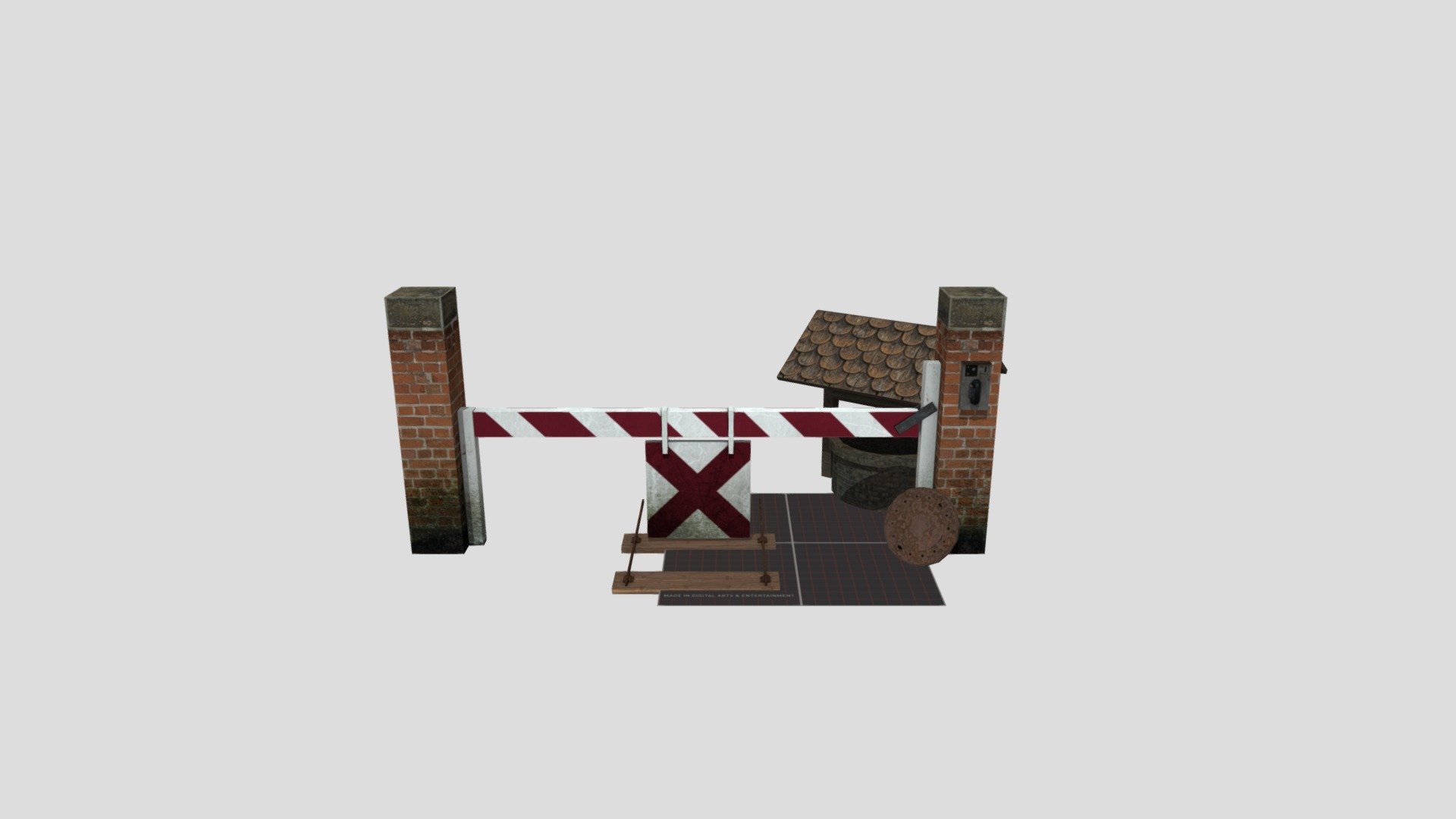 5 Props ~ Railway - Download Free 3D model by Rune_AI [082fee2] - Sketchfab