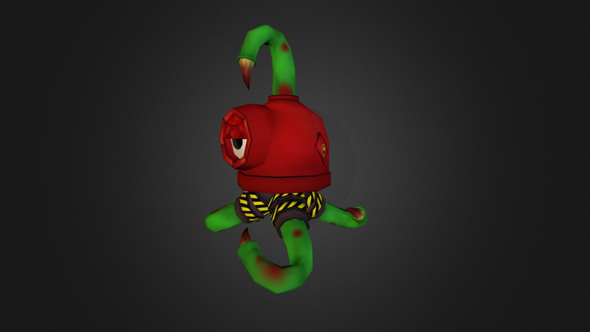 Alien Low poly - 3D model by jlonai [08310db] - Sketchfab