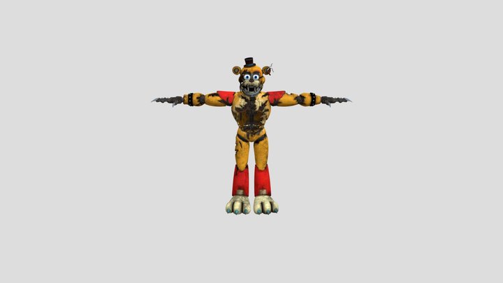 Shattered-freddy 3D models - Sketchfab