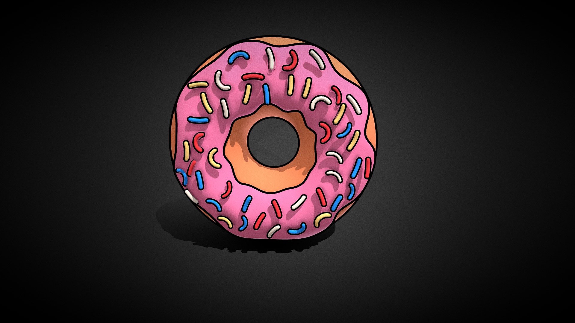 2d Donut Anime UPGRADE - Download Free 3D model by Sqtime |kianu ...