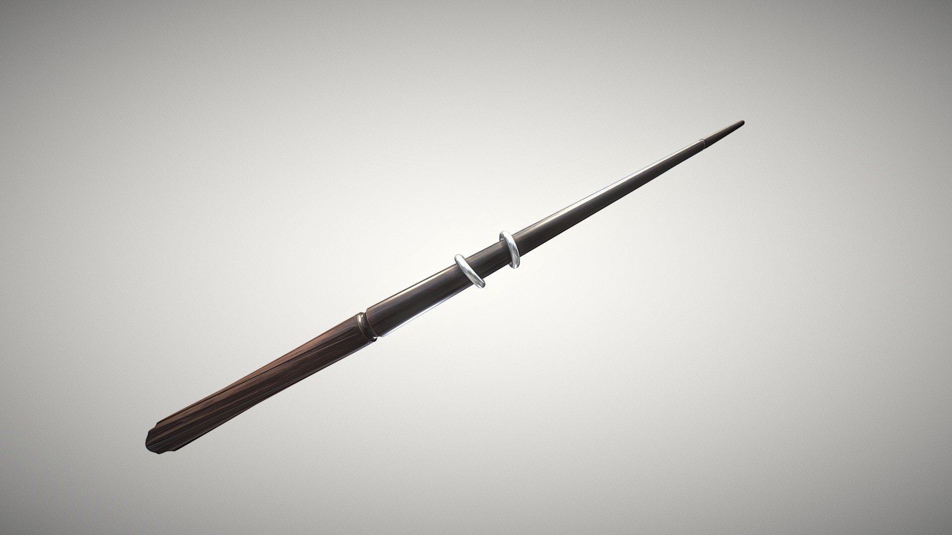 A Wizard Wand - Download Free 3D model by JimmyBrandt [083461d] - Sketchfab