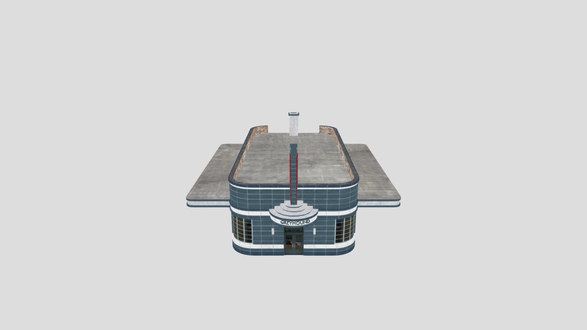 Greyhound Bus Station Blytheville, Arkensas, USA - 3D model by Mntoes ...