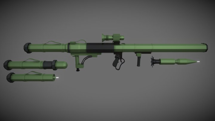 Rocket-launcher 3D models - Sketchfab