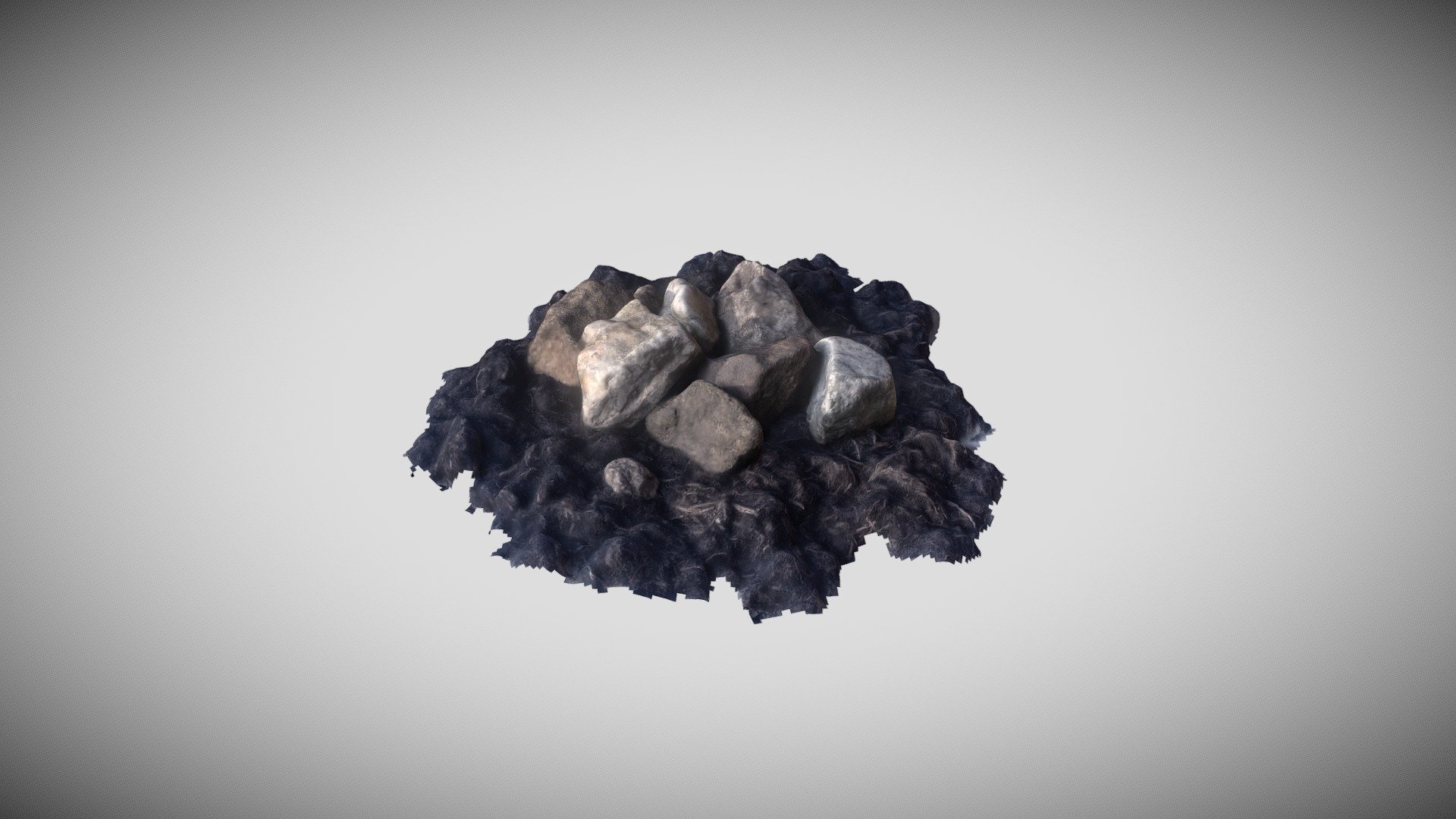 Rocks in Dirt (low poly) - Download Free 3D model by defnotdan [0835b16 ...