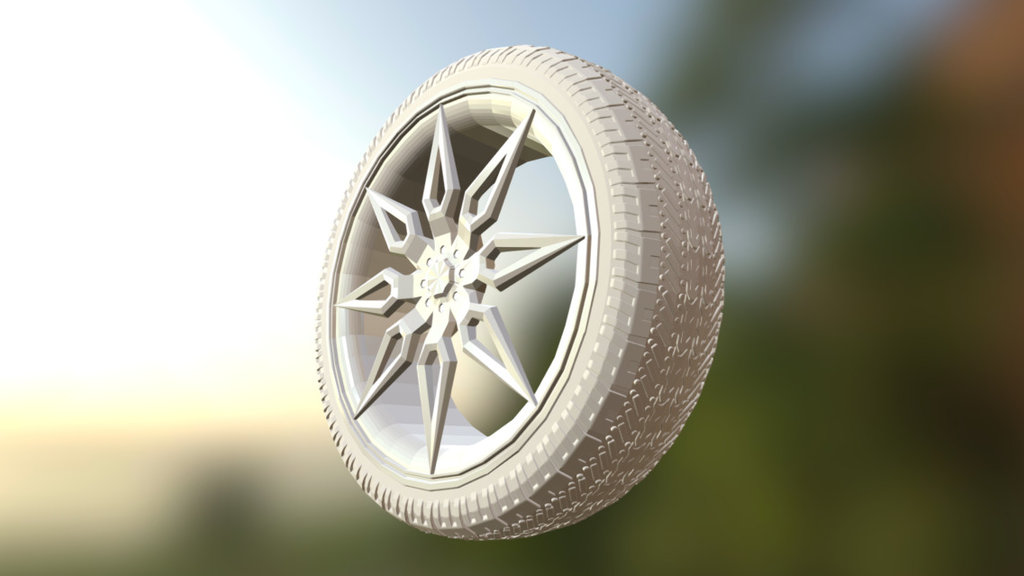 Wheel - 3D model by jpchagnon [0836882] - Sketchfab
