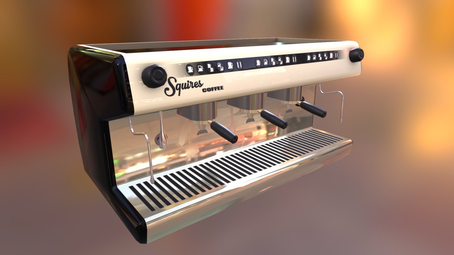 Coffee Machine - 3D model by Dokyo [0838190] - Sketchfab