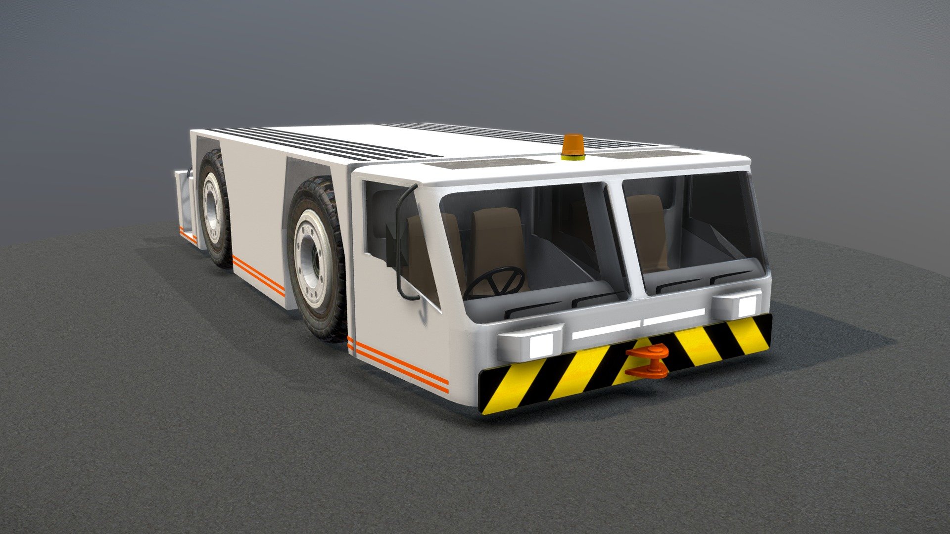 Airport Towing Tug - 3D model by Kanedog (@Kane33) [08390f7] - Sketchfab