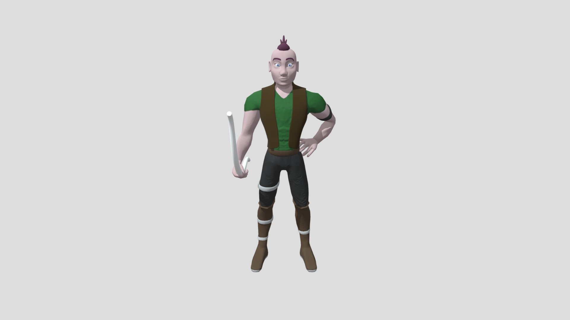 Hunter - 3D model by Demetrio Bianchi (@demetriobianchi) [08395b9 ...