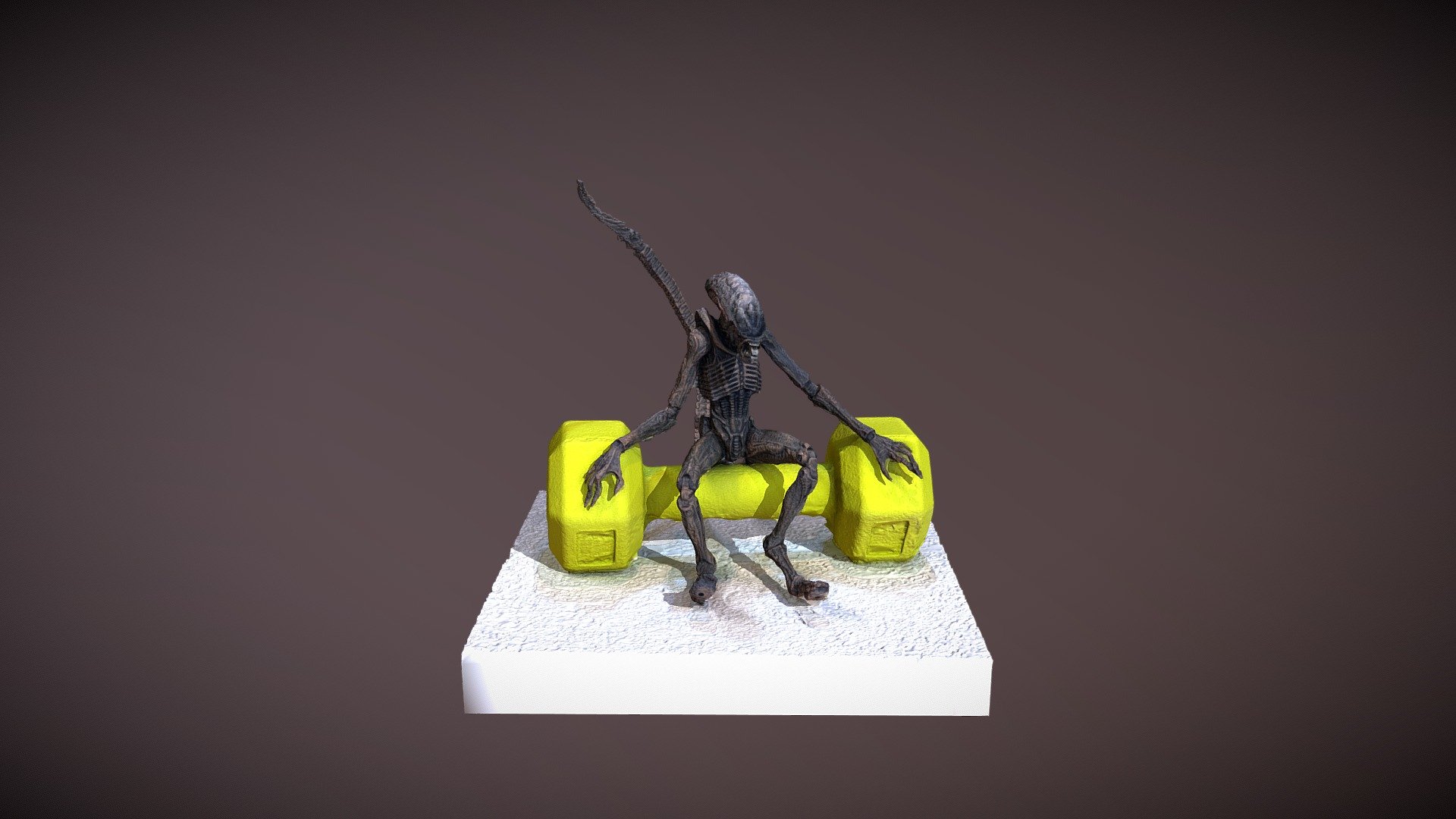 Alien - Download Free 3D model by wangjinrambo [083989b] - Sketchfab