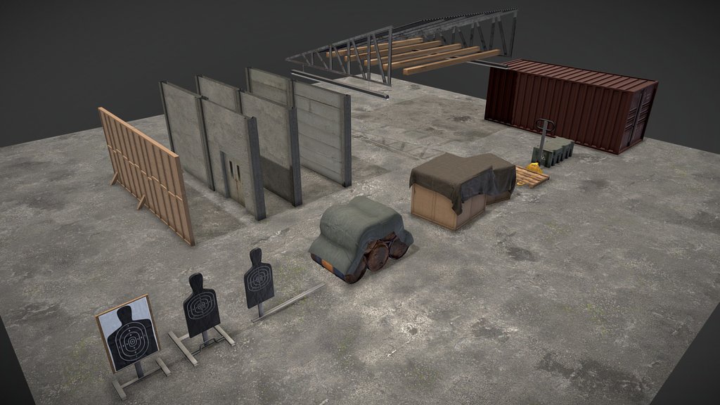 Assets pack - A 3D model collection by Lo_er - Sketchfab