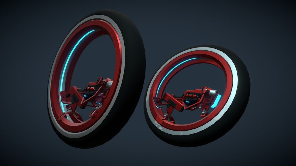 One Wheel Ioncycle - 3D model by Nano [083a9d1] - Sketchfab
