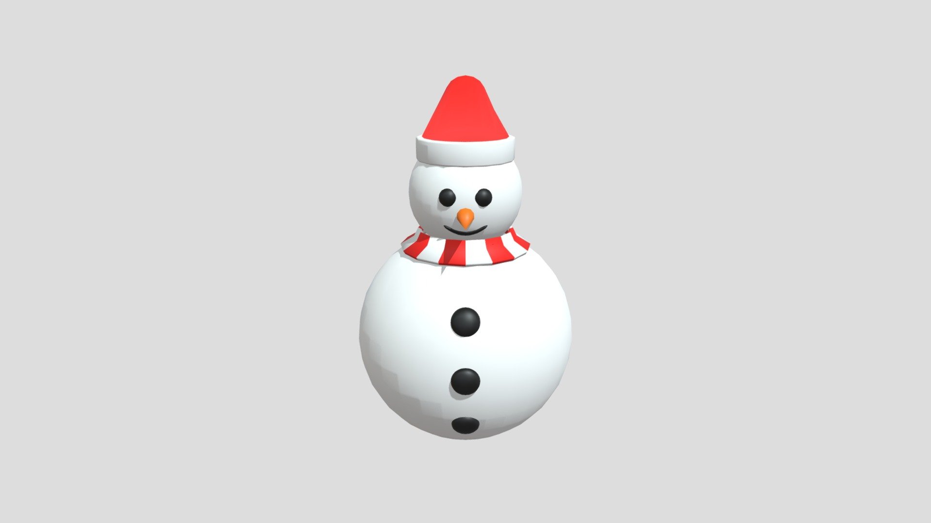 Snowman - Download Free 3D model by Akinremi [083c6d2] - Sketchfab