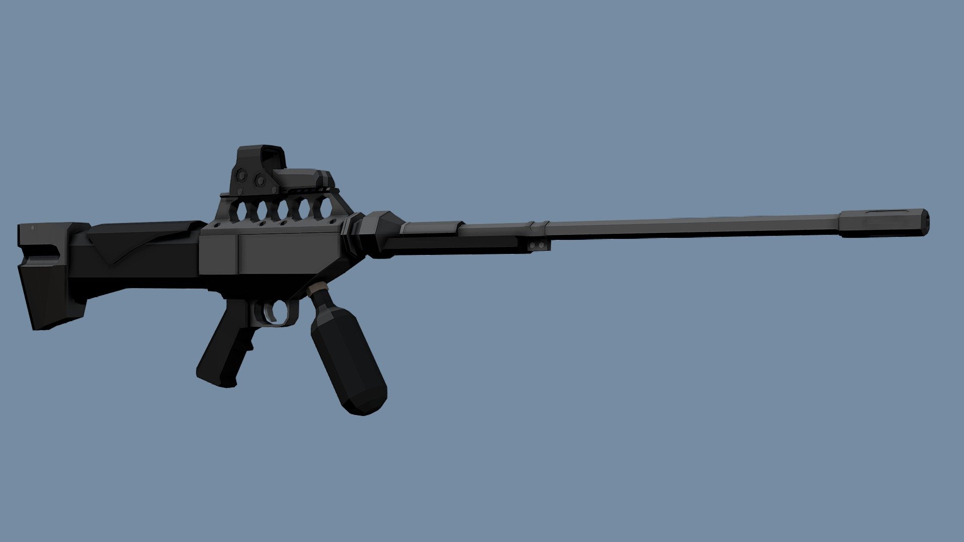 Low-Poly Pneu-dart X-Caliber - Download Free 3D model by TastyTony ...
