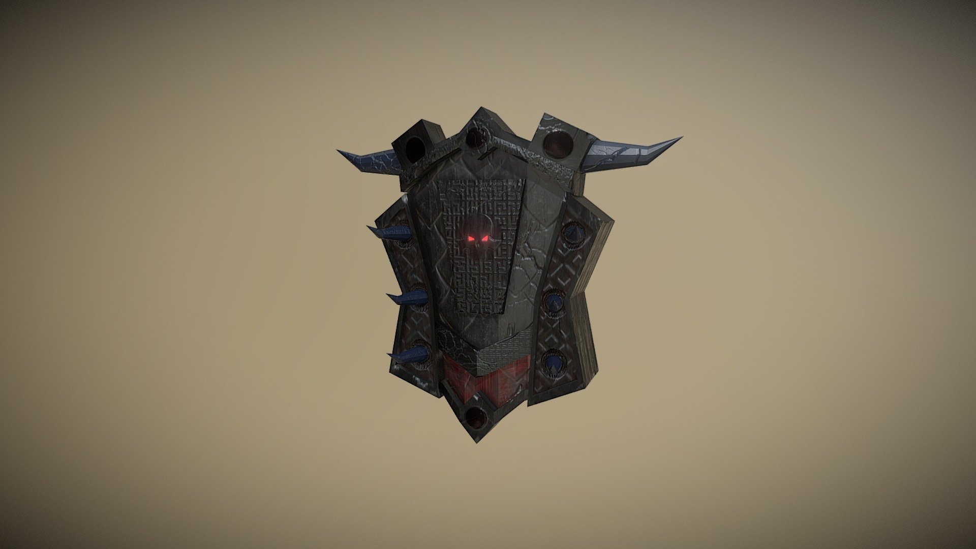 Amon's Shield - 3D model by alfredovallejo [0841955] - Sketchfab