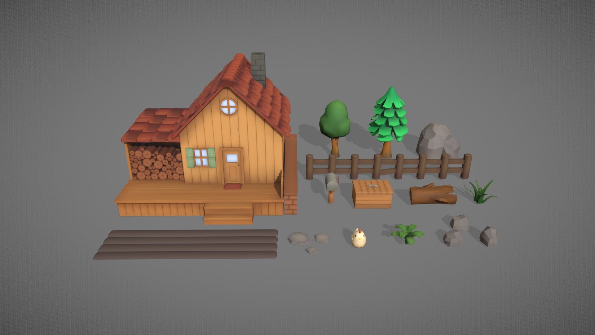 Stardew Valley inspired 3D props - Buy Royalty Free 3D model by Emmy ...